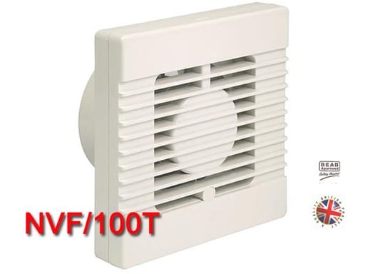 Manrose Εξαεριστήρας Λουτρού NV/100T Ø100mm με Χρονικό Καθυστέρησης ...